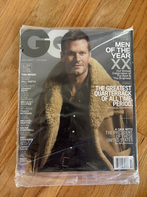 GQ Magazine Tom Brady Barak Obama Bradley Cooper Donald Trump | eBay