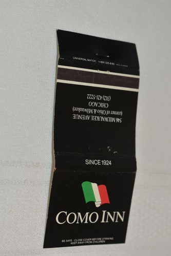 Como Inn Chicago Illinois 30 Strike Matchbook Cover | eBay