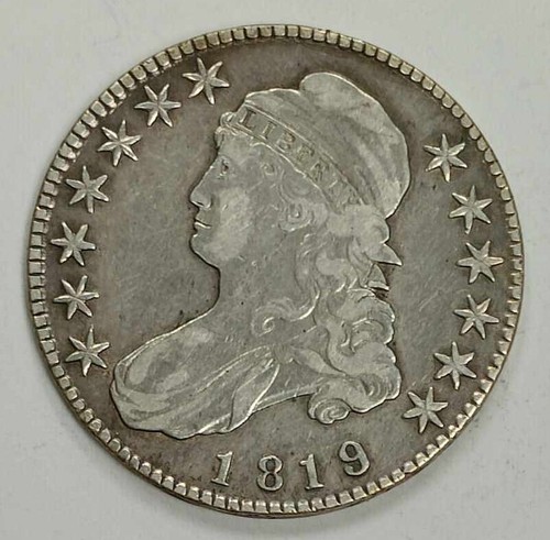 1819 Capped Bust Silver Half Dollar US Coin | eBay
