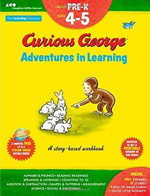 Curious George Adventures in Learning, Pre-K: Story-Based Learning ...