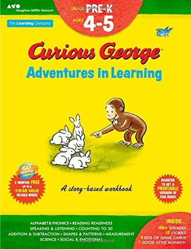 Curious George Adventures in Learning, Pre-K: Story-Based Learning ...