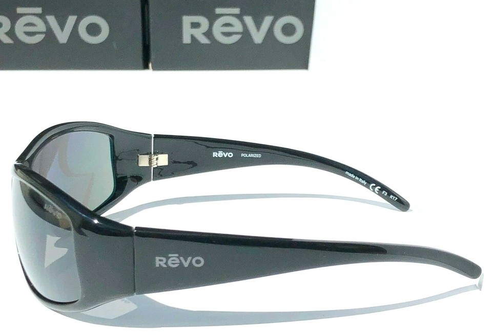 NEW* REVO TANDER Black w POLARIZED Gray Graphite Sunglass 5014 01 GY | eBay