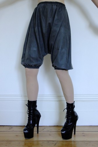 Rubber Underwear Long Latex Mix Bloomers Pants Panties Rubbery Shorts ...