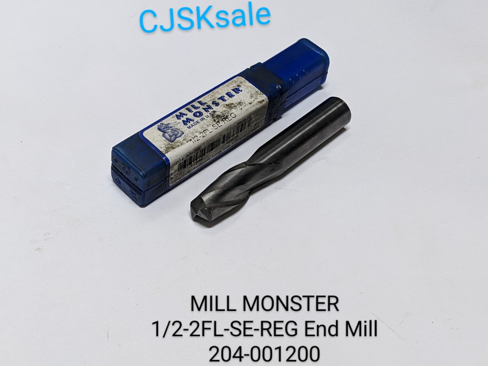 MILL MONSTER 1/2-2FL-SE-REG End Mill 204-001200 (USED). | eBay