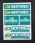 Motorex decal set 4.7x6.3'' sheet 6 stickers laminated KTM Honda Suzuki ...