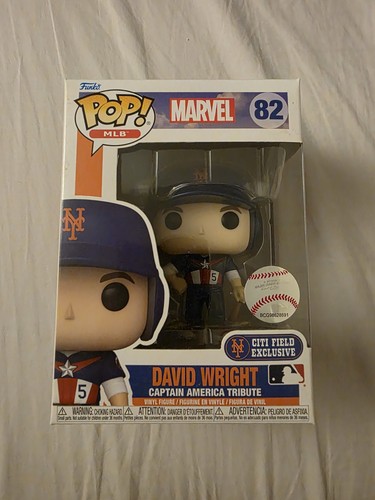 NY Mets David Wright Funko Pop Captain America Citi Field Exclusive SGA ...