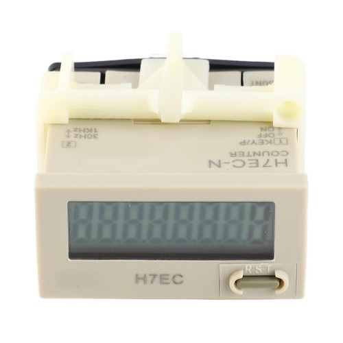 8 Digit LCD Digital Electrical Counter Totalizer Non Input Voltage ...