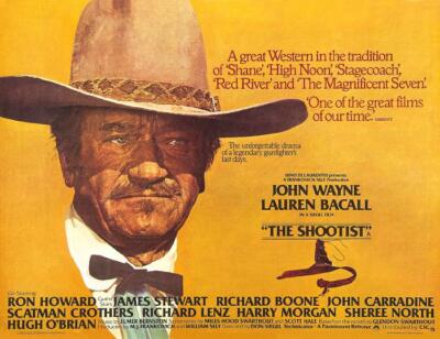 JOHN WAYNE Close-Up Illustration For THE SHOOTIST 11x14 Print 1976 LAST ...
