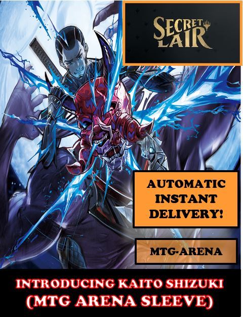 MTGA MTG ARENA CODE CARD INTRODUCING KAITO SHIZUKI SECRET LAIR SLEEVE | eBay