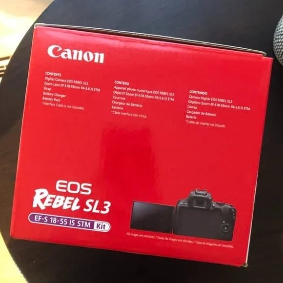 Canon EOS Rebel SL3 EF-S 18-55 IS STM Kit Camera with Pull Out Screen ...