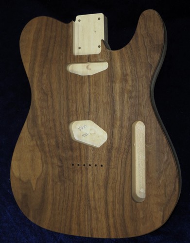 Figured Walnut Top / Aged Aspen Telecaster Tele Body 4lbs #3270 | eBay
