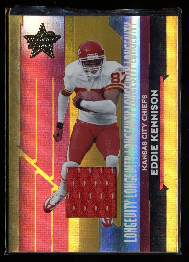 2006 ROOKIES STARS GOLD LONGEVITY /250 JERSEY RELIC EDDIE KENNISON ...