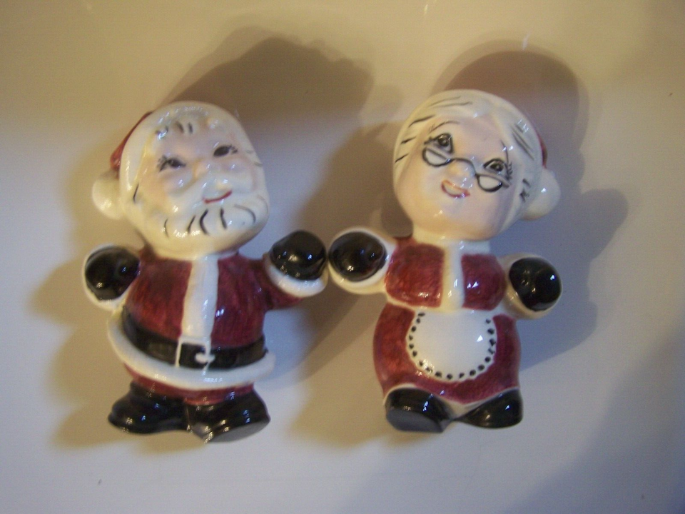 Vintage Ceramic Mr.& Mrs. Claus Barbara Baldwin Mold 6" | eBay