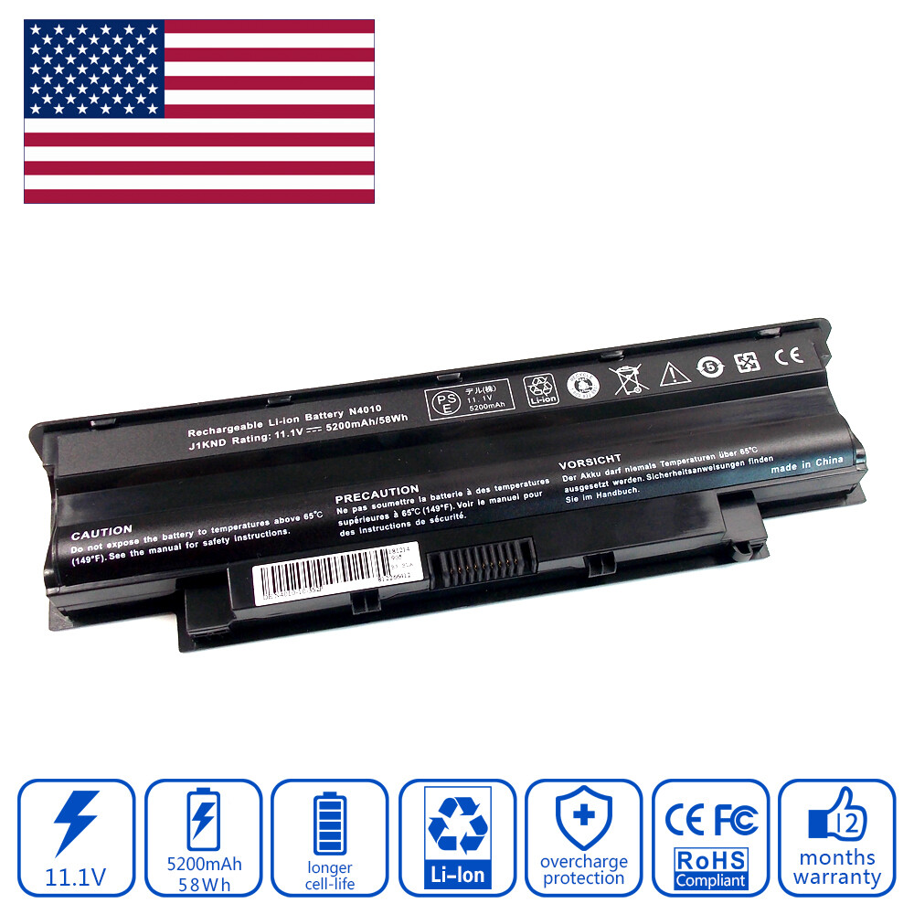 Battery for DELL Vostro 3550n P18F P16G P13E 1400 4010 P14F 3555 312 ...