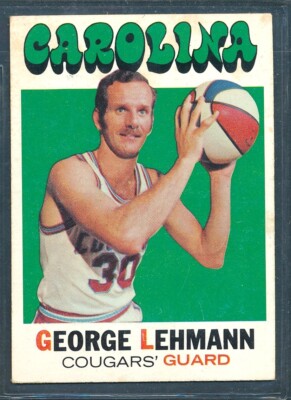 1971 Topps Basketball Set Break #192: GEORGE LEHMANN RC Carolina ...