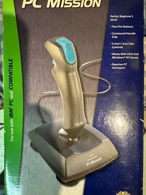 PC Mission Joystick for IBM -requires PC Gamesport | eBay