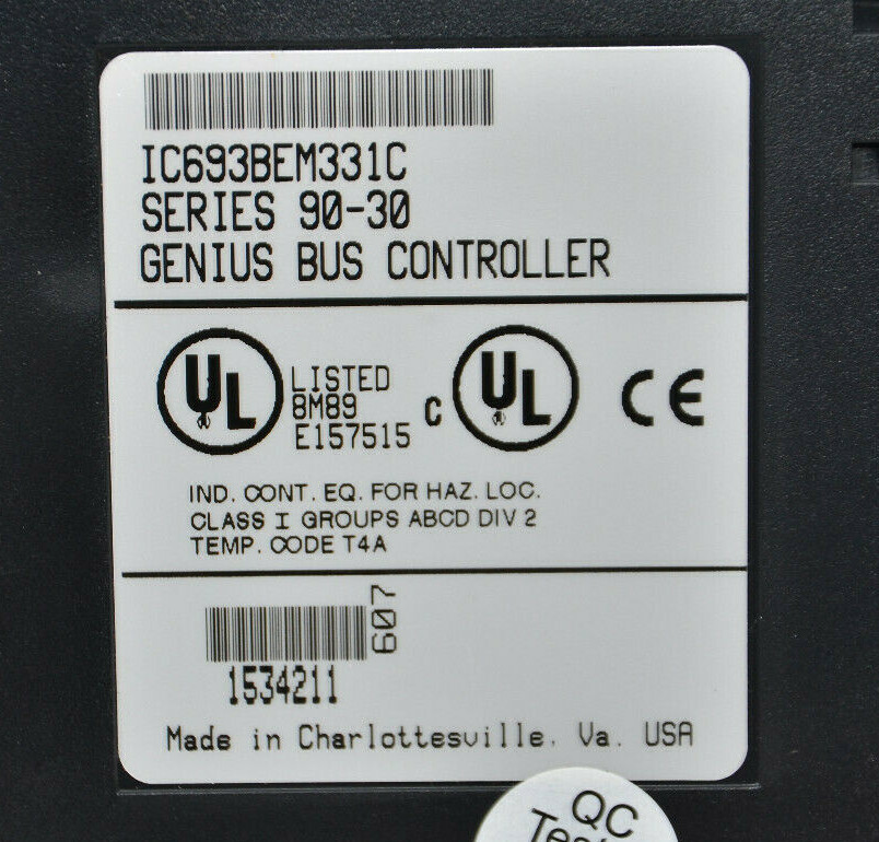IC693BEM331C General Electric Genius Bus Controller 9030 Series --SA | eBay