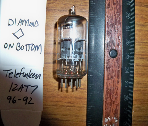 Strong Telefunken 12AT7 / ECC81 Tube - Diamond Mark | eBay