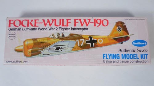 Focke-Wulf FW-190 German Luftwaffe WW2 Fighter Model Airplane Kit ...
