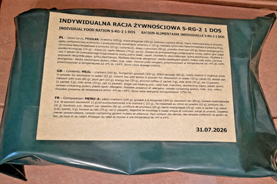Polish armed forces 24 hour ration pack army mre military meals ready ...