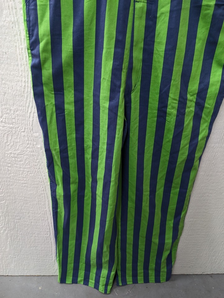 Game Bibs Blue Green Striped Seattle Seahawks Overalls Tailgating ...