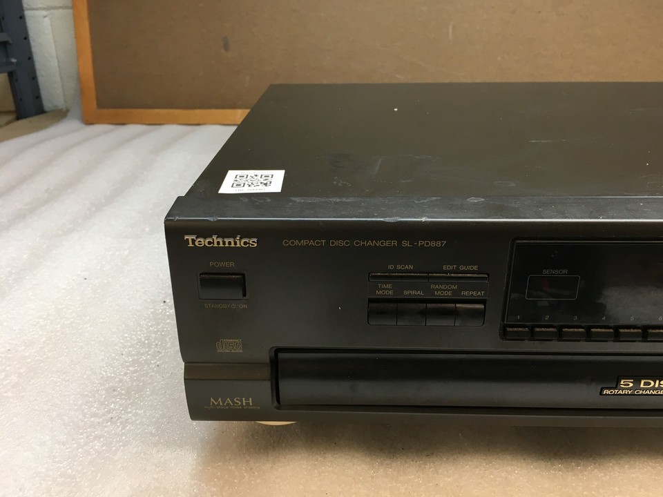 Technics SL-PD887 5 Disc Rotary CD Changer Player MASH Audio Shaping ...