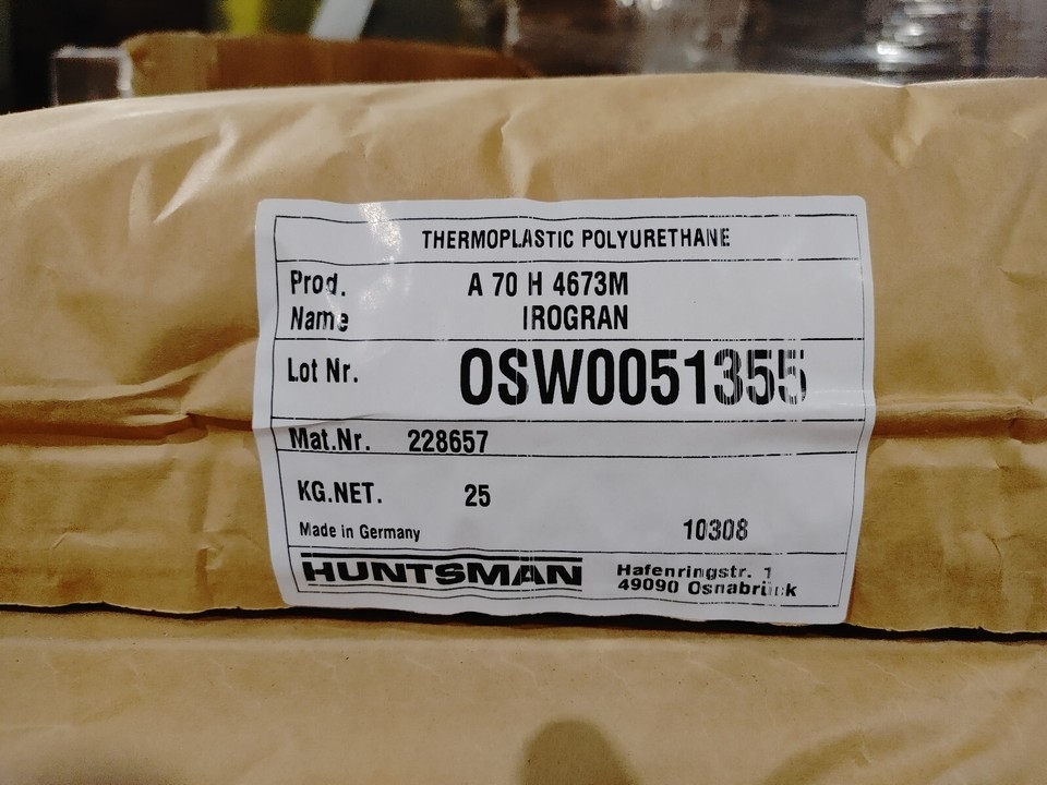 Huntsman Irogran A 70 Thermoplastic Polyurethane Pellets (TPU), 55 lb ...