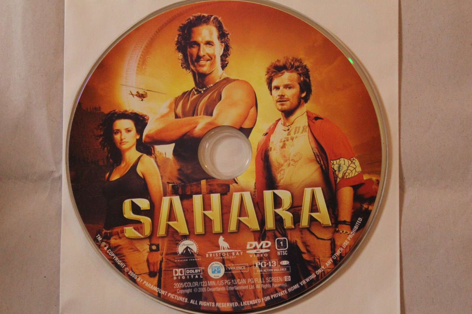 Sahara (DVD, 2005, Full Frame) 97360513844| eBay