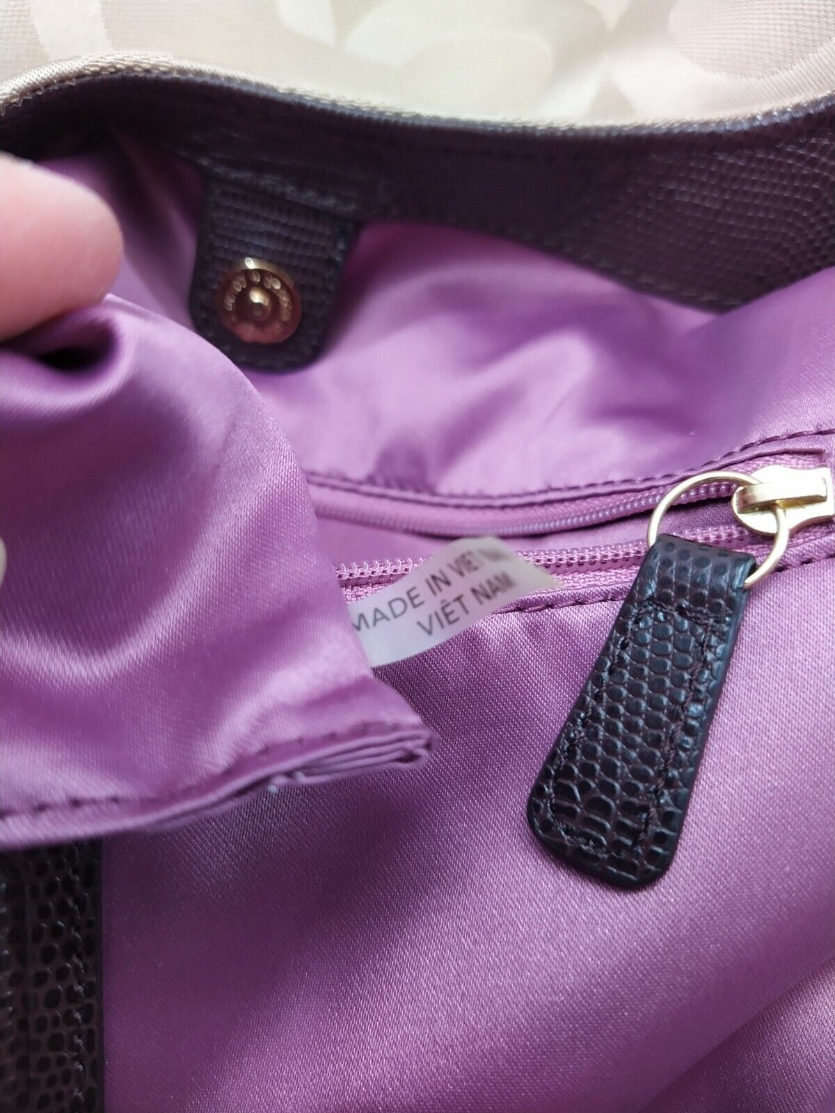 Coach Maggie Madison Signature Brown Canvas Leather 3… - Gem