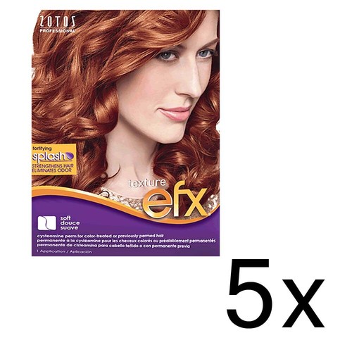 SALON ZOTOS HAIR CURLING TEXTURE THIO FREE EFX PERM - COLOR TREATED 5 ...