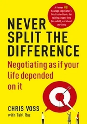 Never Split the Difference(Paperback)-ByChris Voss(Author)English Free ...