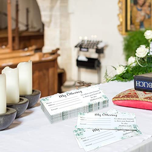500 Pack My Offering Envelopes for Church Offering Tithing Donation ...