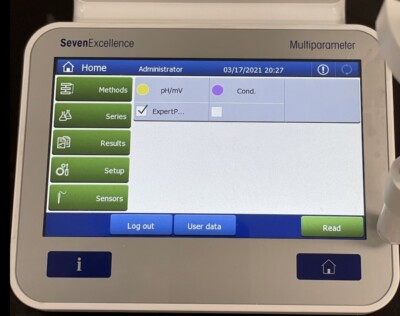 Mettler SevenExcellence Multiparameter Touch Panel pH Meter Ion ...