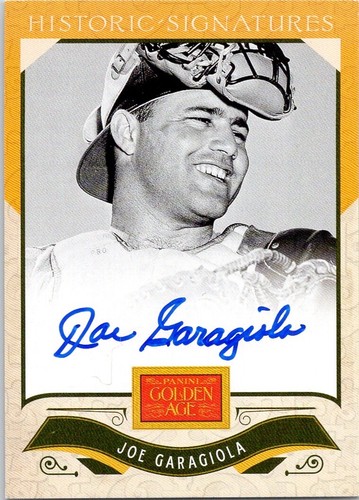 2012 Panini Golden Age Joe Garagiola Auto #JG | eBay