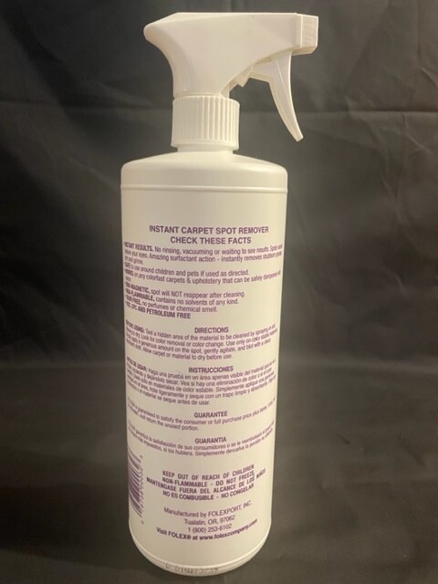 2-PACK FOLEX Instant Carpet Spot Remover and Cleaner, 32 oz Trigger ...