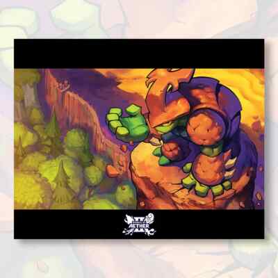 Kragg Rivals of Aether 2 Ltd Edition Poster Print 16x20 Furry Art MINT ...