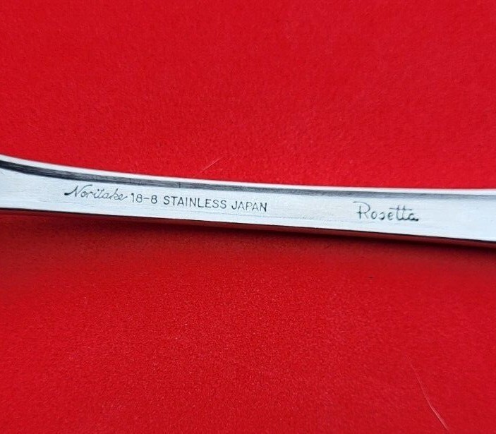 Noritake ROSETTA 18/8 Japan Stainless Silverware CHOICE Flatware | eBay