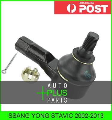 Fits SSANG YONG STAVIC Steering Rack Tie Rod End | eBay Australia