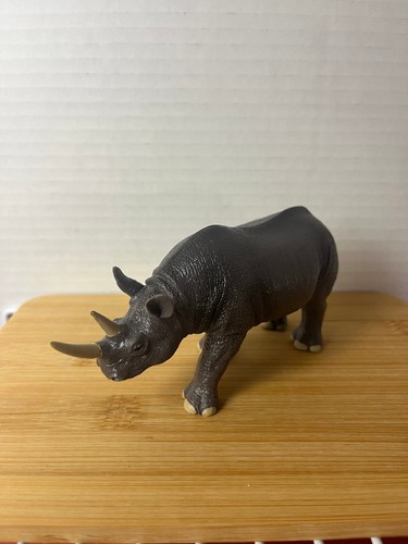 RHINO Rhinoceros Rubber Toy Animal TERRA by Battat | eBay