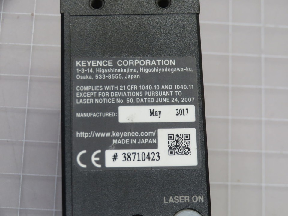 KEYENCE LJ-V7080 LASER SENSOR T266064 | eBay