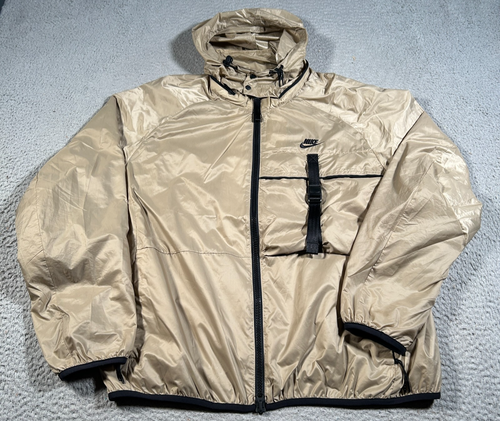 Nike Sportswear Tech Jacket Men Large Woven N24 Loose Fit Packable ...