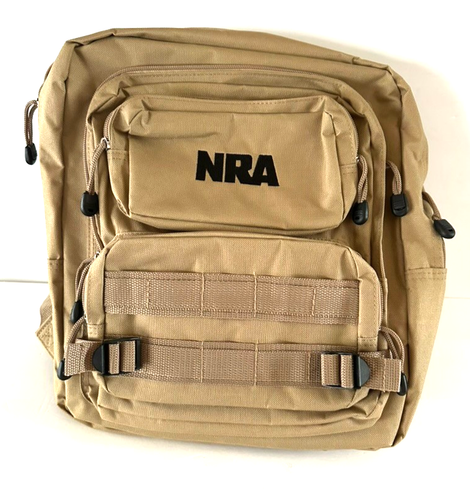 NRA Tactical 15" x 13" Backpack Hunting Bag Desert Tan Khaki~~Unused ...