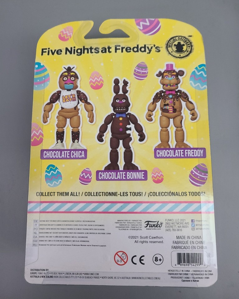 FNAF Chocolate Bonnie & Easter Bonnie Set of 2 Action Figures- New | eBay