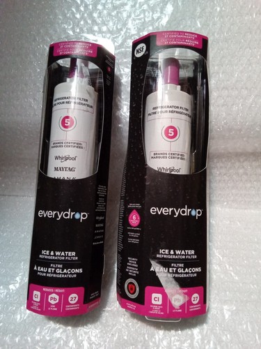 2pcs EveryDrop, EDR5RXD1 Filter 5, Whirlpool, 4396508, 4396510 --Sbwh ...