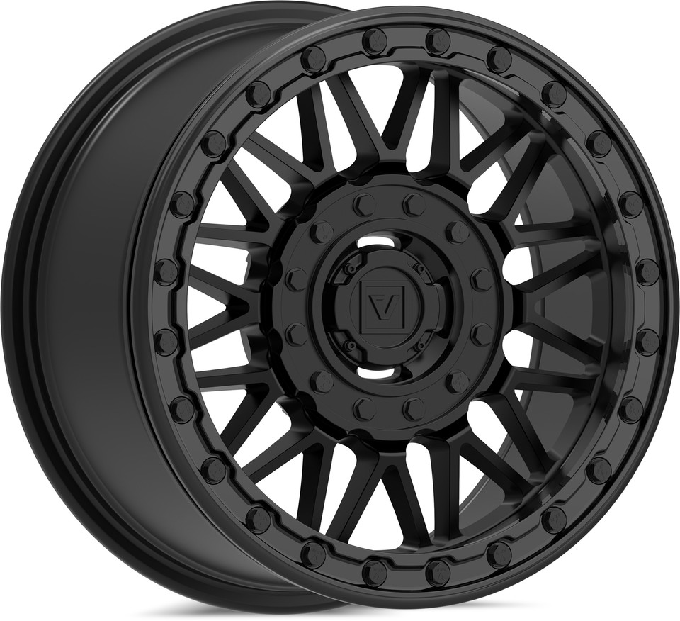 Kit 4 SuperATV Incursion A/T 35x10-15 on Valor V08 Beadlock Matte Black ...