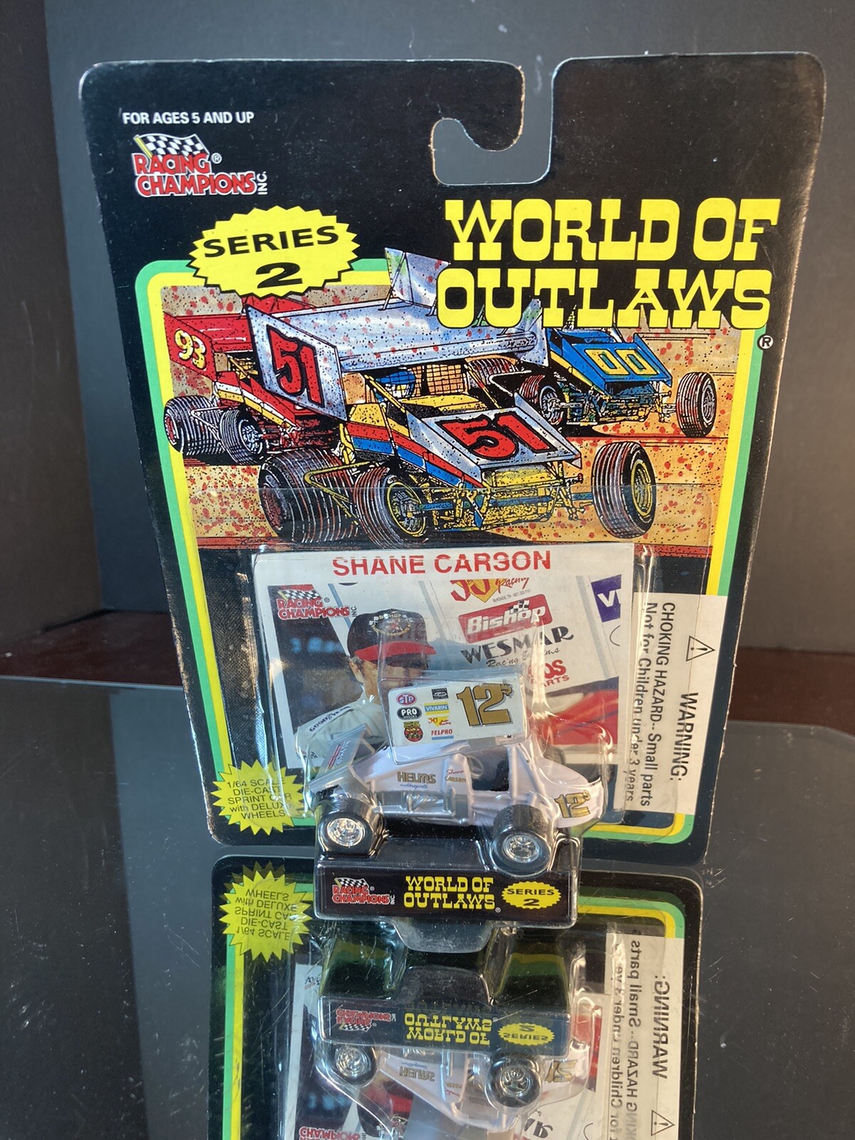 Shane Carson #12$ Helms Motorsports 1994 World Of Outlaws Racer 1:64 R ...