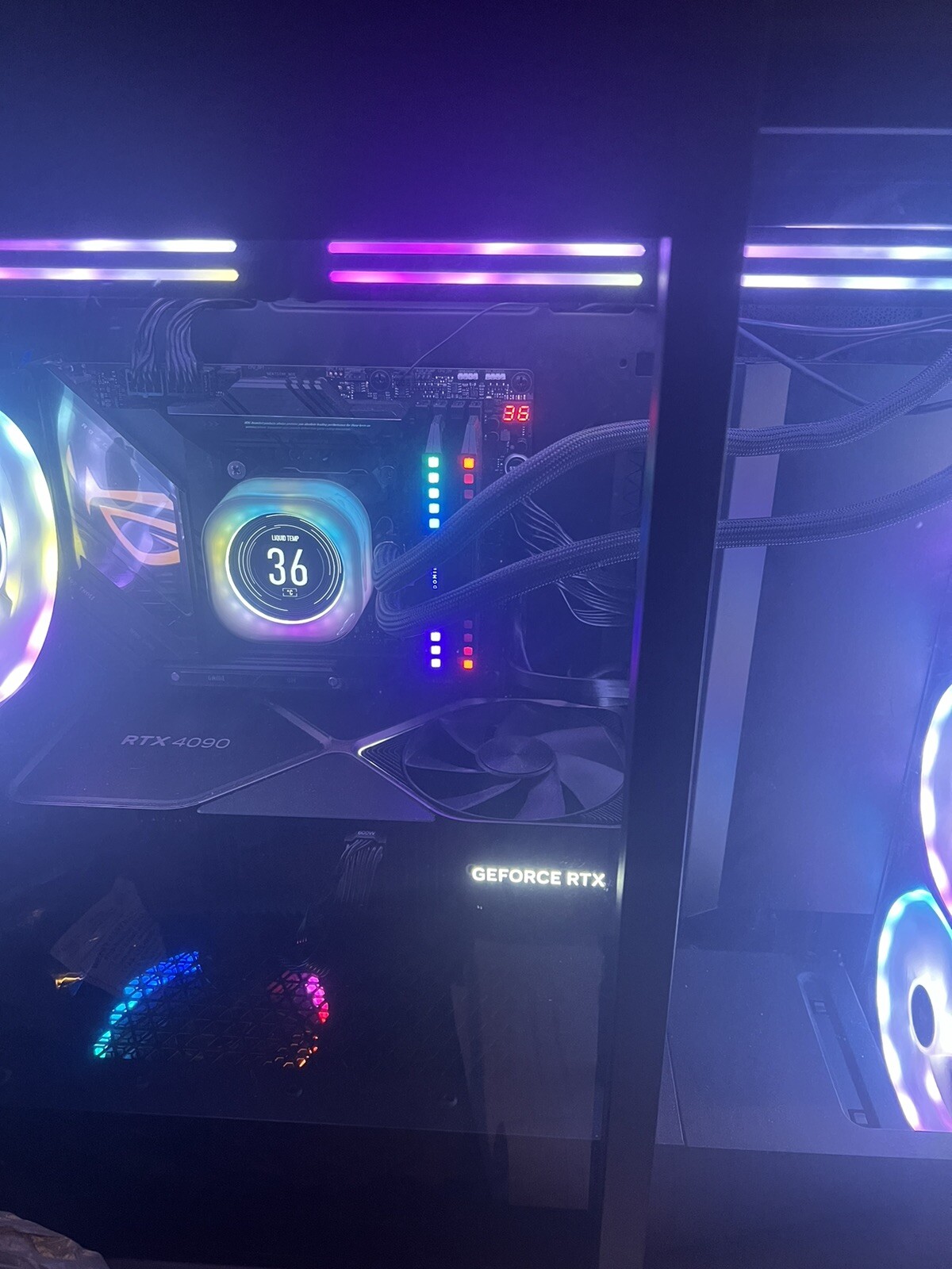 pc gaming 7000d Air Flow 420 Aio 140 Fans 1tb Ssd Power Supply 1300w | eBay