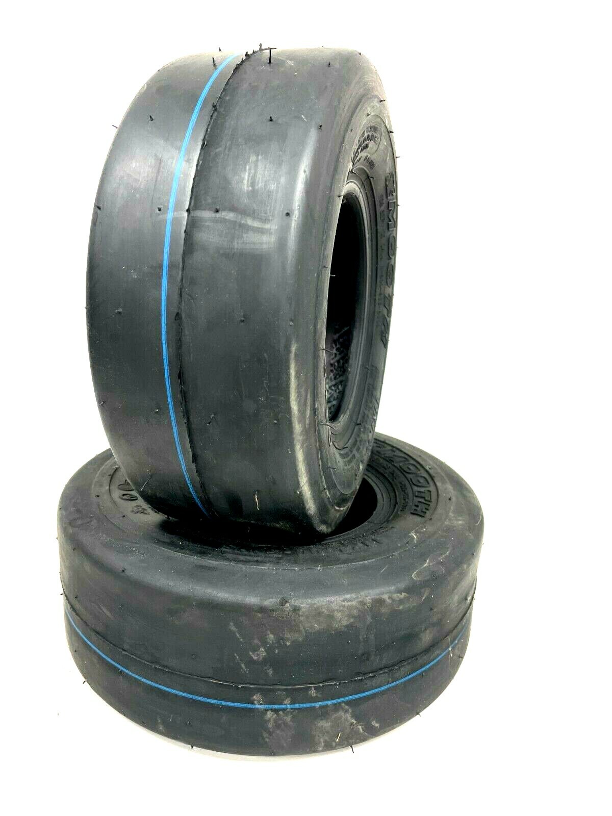 TWO 11x4x5 11x4-5 11x4.00-5 Smooth Tread 4PR Zero Turn Lawn Mower Tires ...