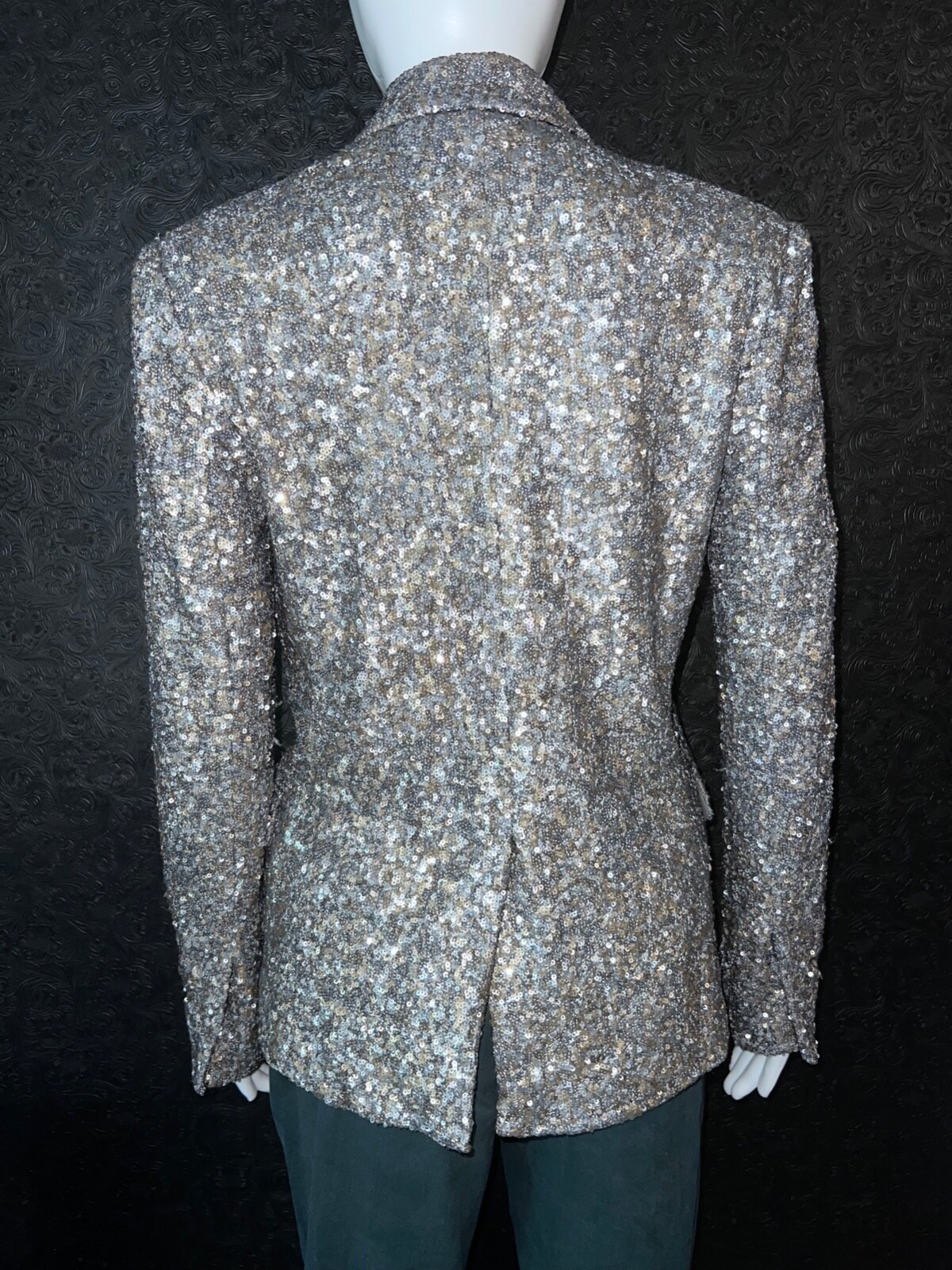 Zadig & Voltaire Deluxe Silver Gold Micro Sequin Snap… - Gem