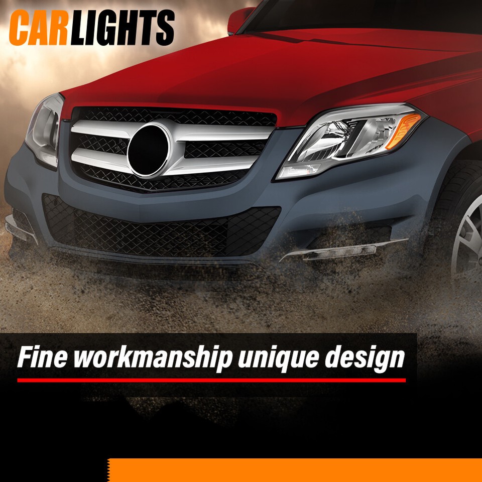 Front Bumper Cover Fascia Fit For 2013-15 Mercedes-Benz GLK350 GLK250 ...